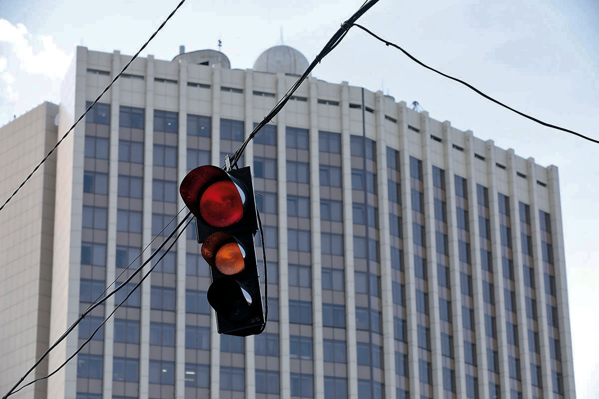 Kiev Ukraine Red Light